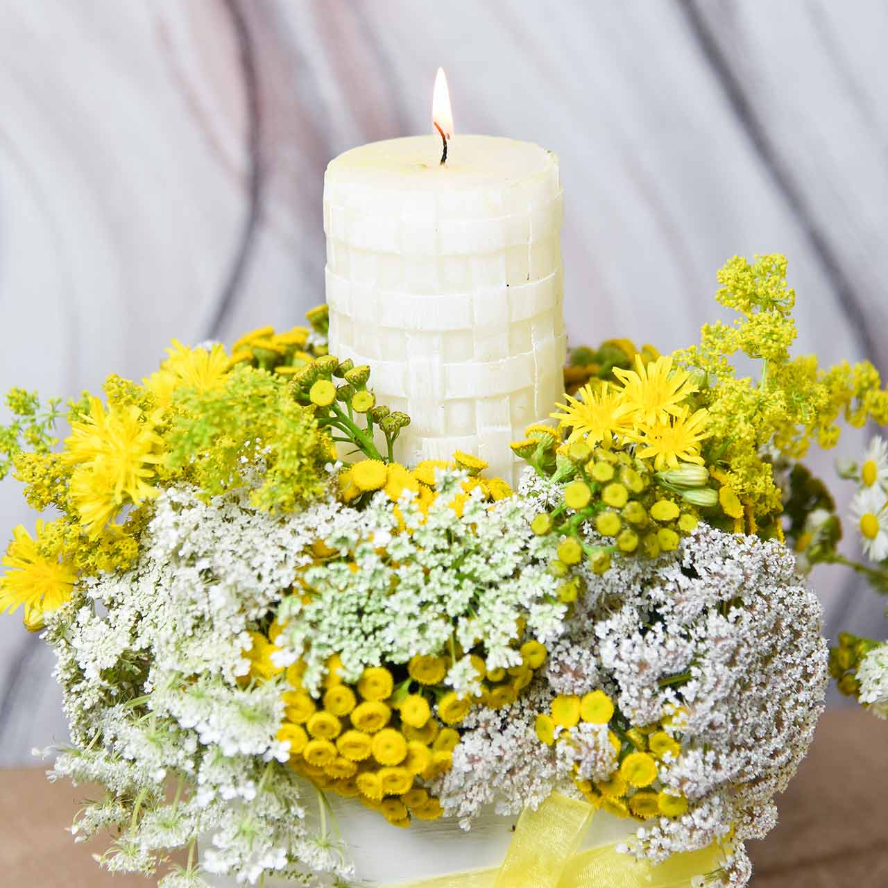 Floristik24.at Kerzen Rustic, Wachskerzen Weiß, Stumpenkerzen ...